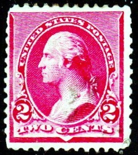SC# 220 - (1c) - Washington, carmine, used single | United States ...