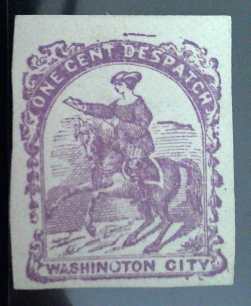 Scott#112L Local - L227 Design - Forgery E - Wiley's One Cent Despatch ...