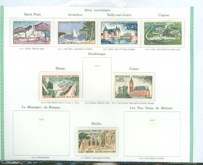 France #1007-1013 Unused Single (Complete Set) | Europe - France & Colonies, Stamp / HipStamp