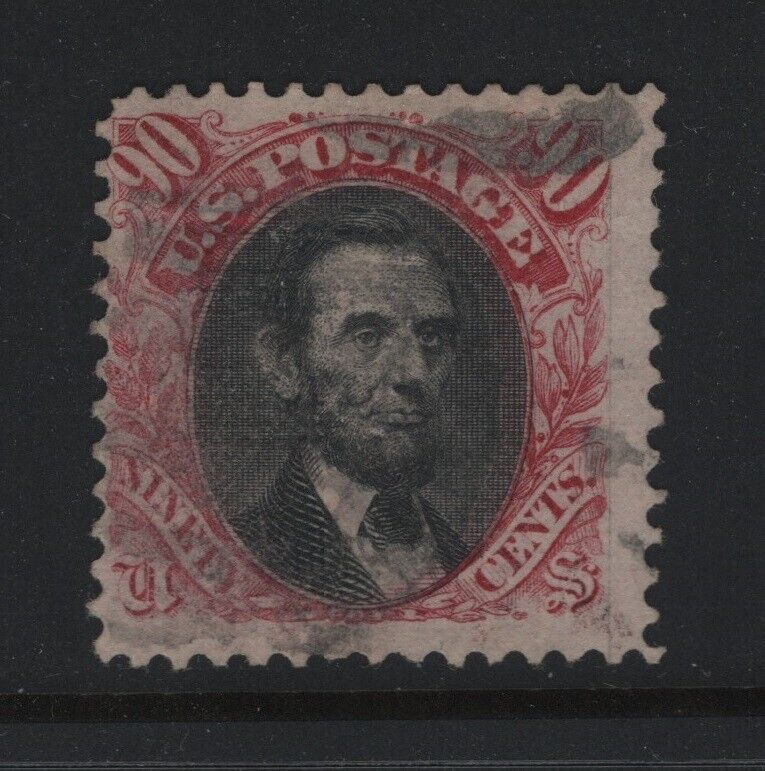 122 F-VF used neat light cancel with nice color cv $ 1900 ! see pic ...