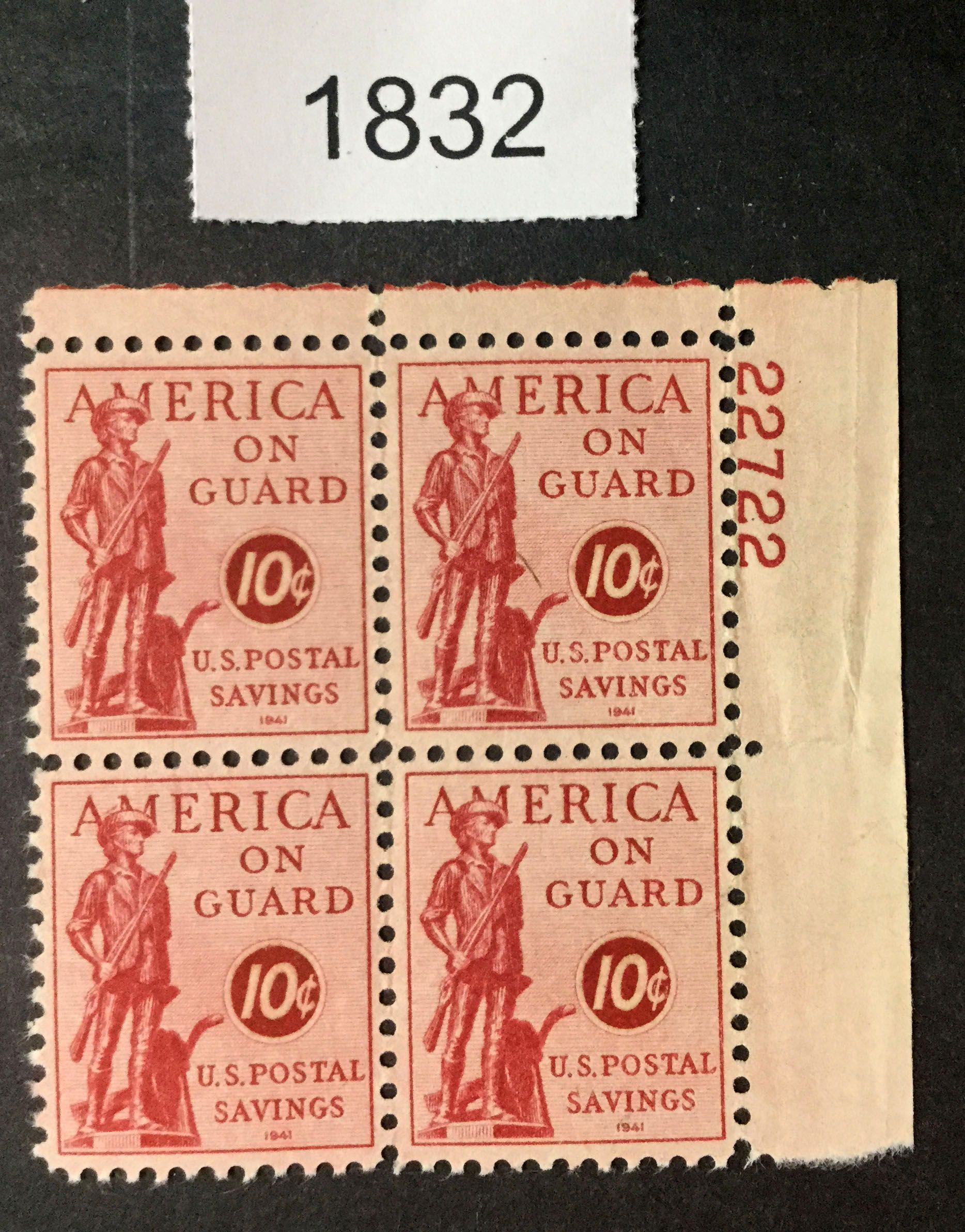 US Stamps #Ps11 Mint OG NH Plate Block LOT #1832 | United States, Back ...
