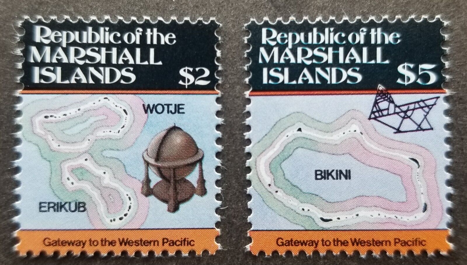 Marshall Islands Definitive Gateway To The Western Pacific 1986 Map ...
