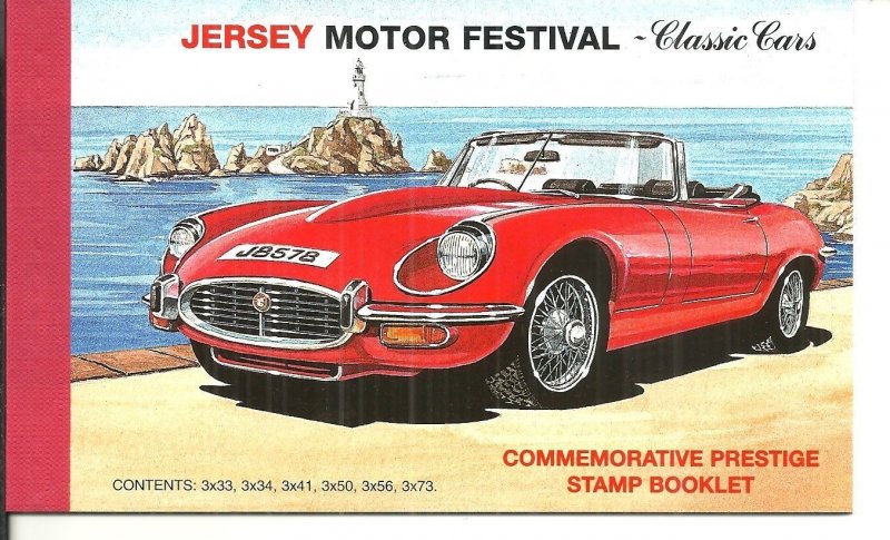 Jersey Motor Festival Prestige Stamp Booklet - Classic Cars | Europe ...