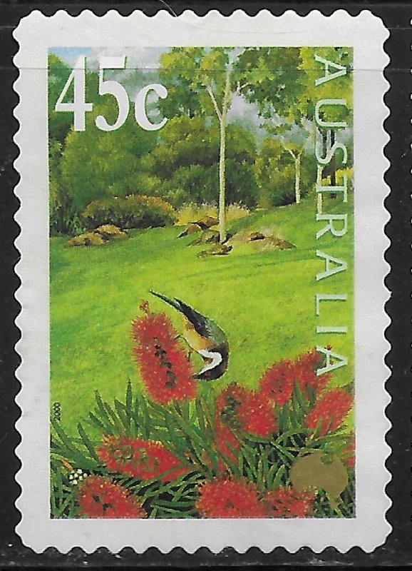 Australia #1824 45c Gardens - Swamp Bottlebrush, Eastern Spinebill ...