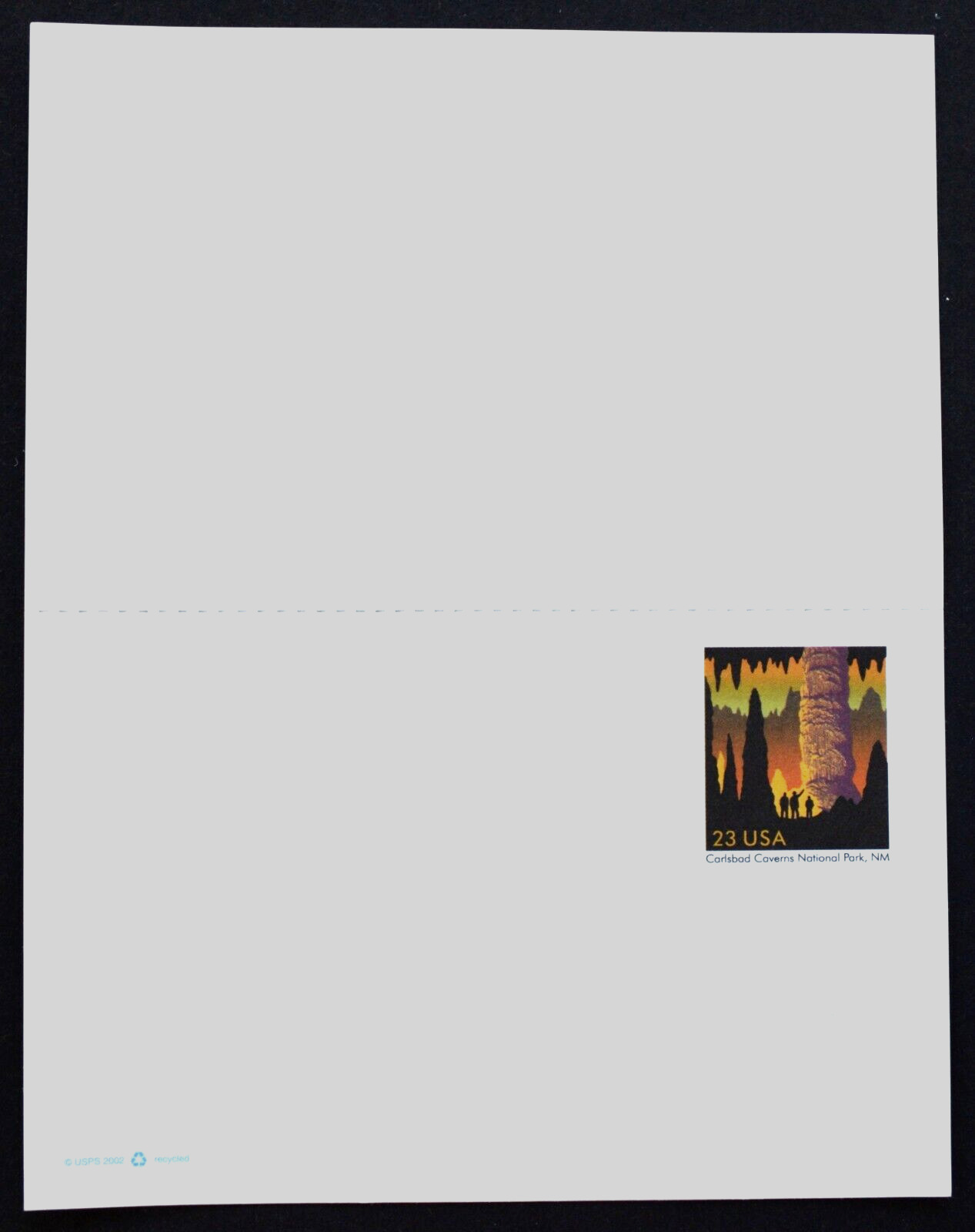 2002 US Sc. #UY44 mint 23 cent postal reply card, not folded, very good ...