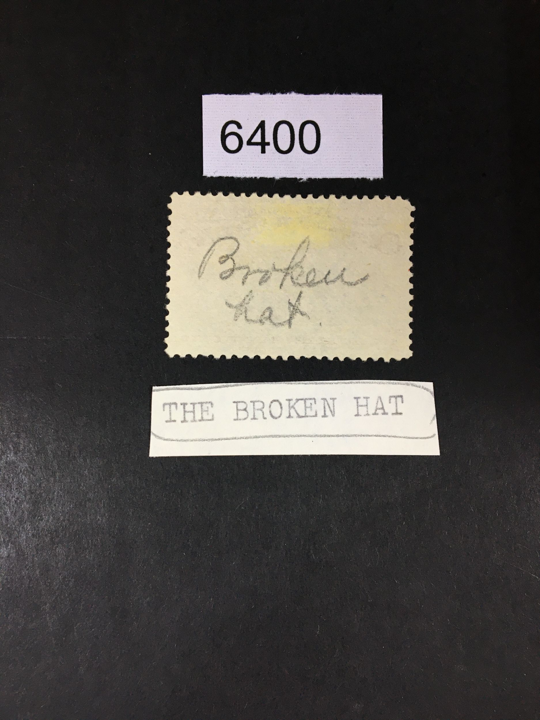 US # 231 VAR. Broken HAT Used CAT. $ LOT #6400 | United States, General ...