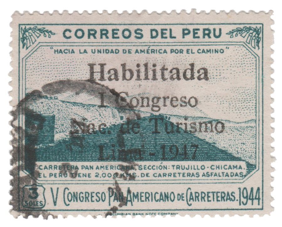 Peru Stamp 1947 Scott # 423. Used. # 1 | Central & South America - Peru ...