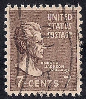 812 7 cent LOGO Jackson Stamp used EGRADED XF-SUPERB 95 XXF | United ...