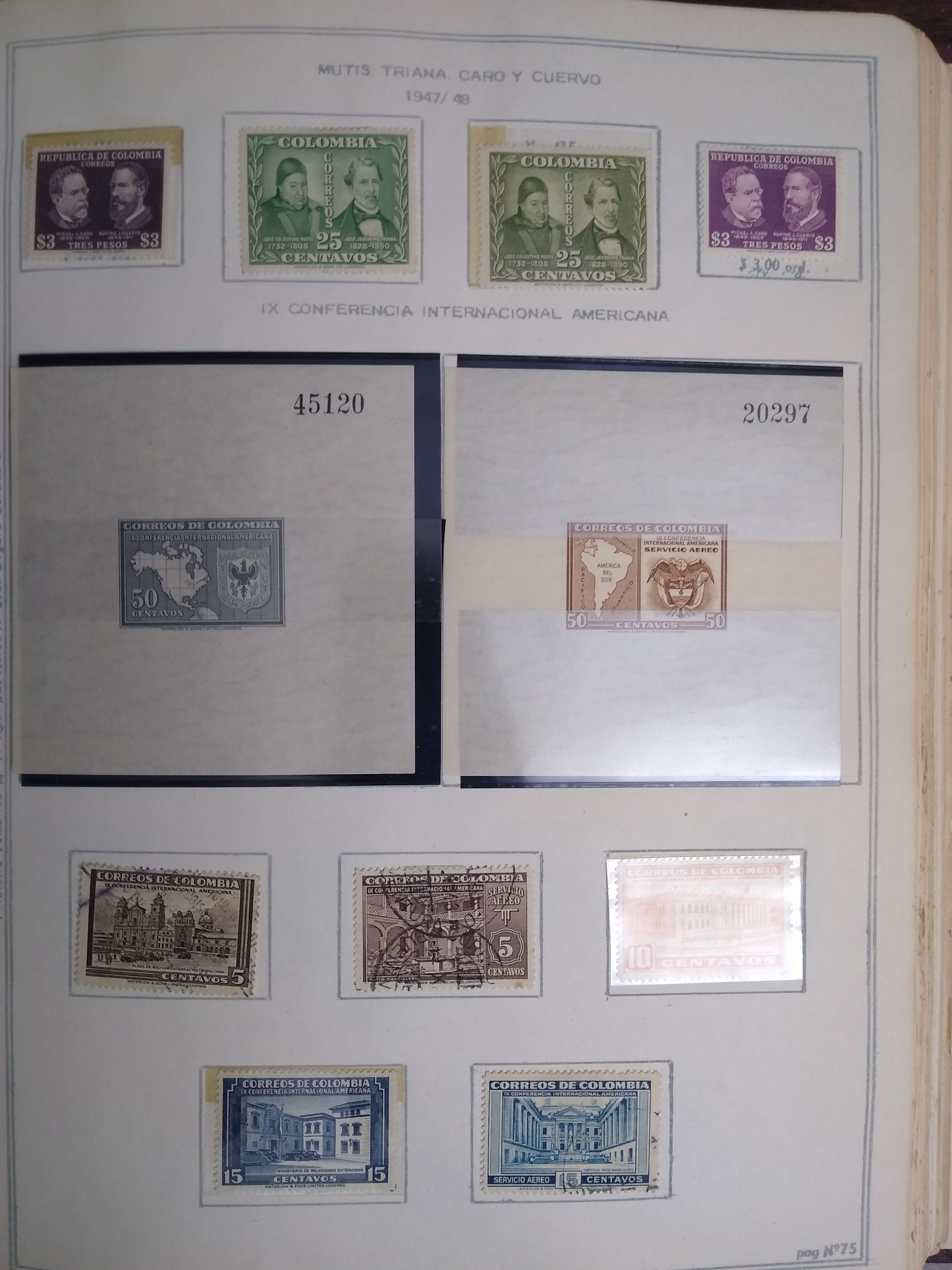 collection in album Colombia to 1979 CV $1917 | Central & South America ...