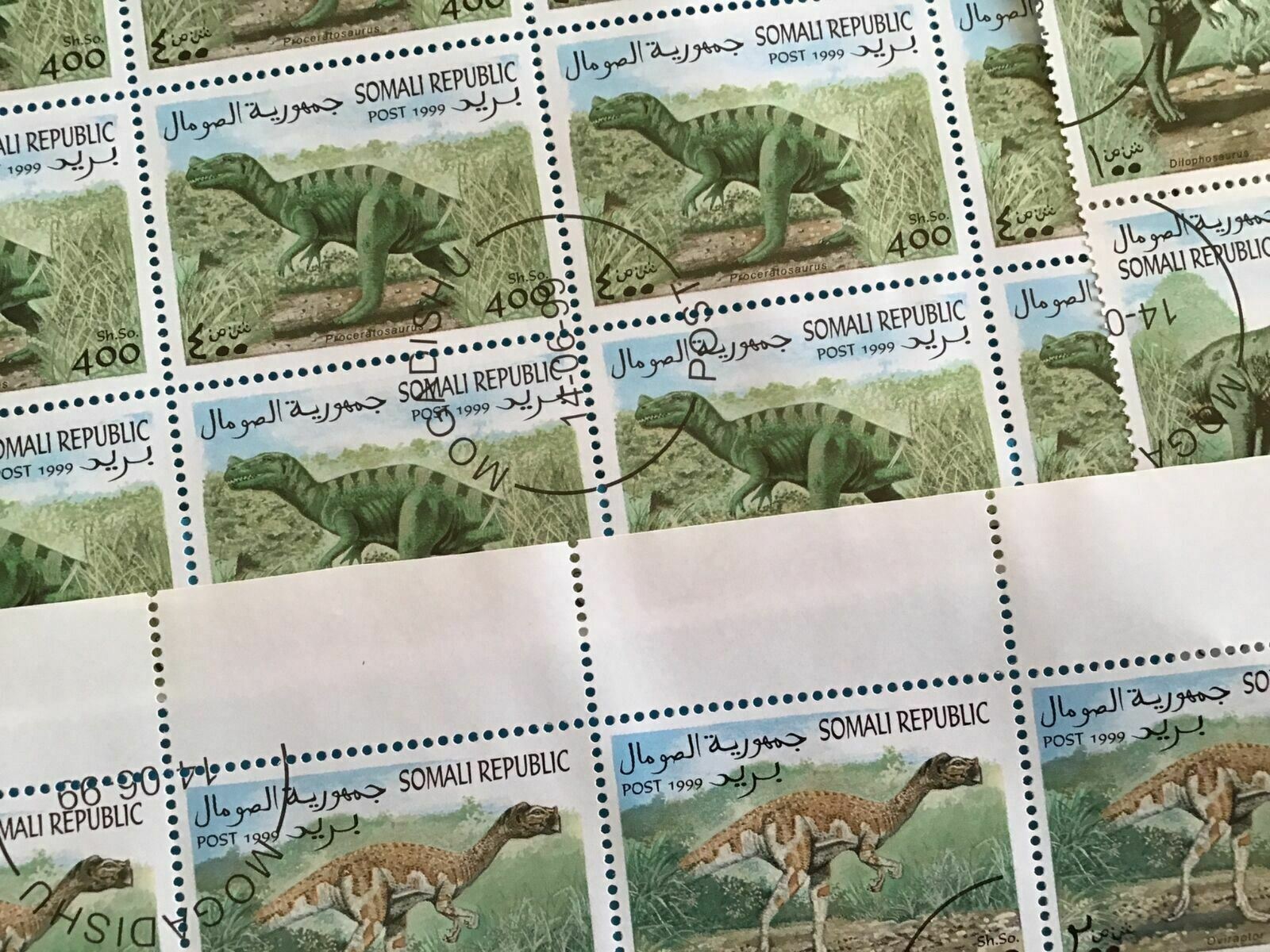 Dinosaurs T Rex 65 million years ago stamps for Craft or to collect ...