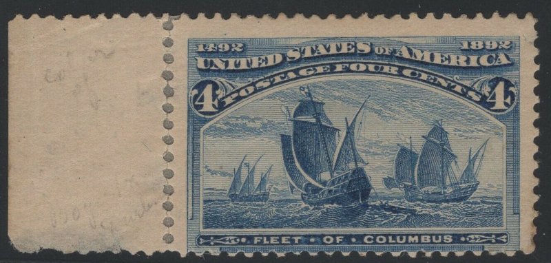 #233a Blue (Error) AVG-Fine, OG Hinged w/ PF Certificate SEE DETAILS ...