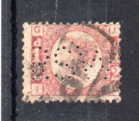 1/2d Plate ? With 'R S W' Perfin | Great Britain, Stamp / HipStamp