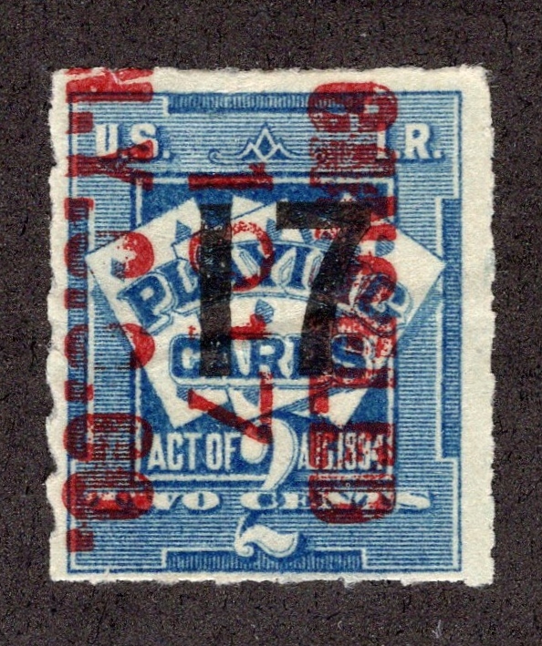 US #RF6 Playing Cards Revenue Stamp *Minor Fault* ~jm-1117 | United ...