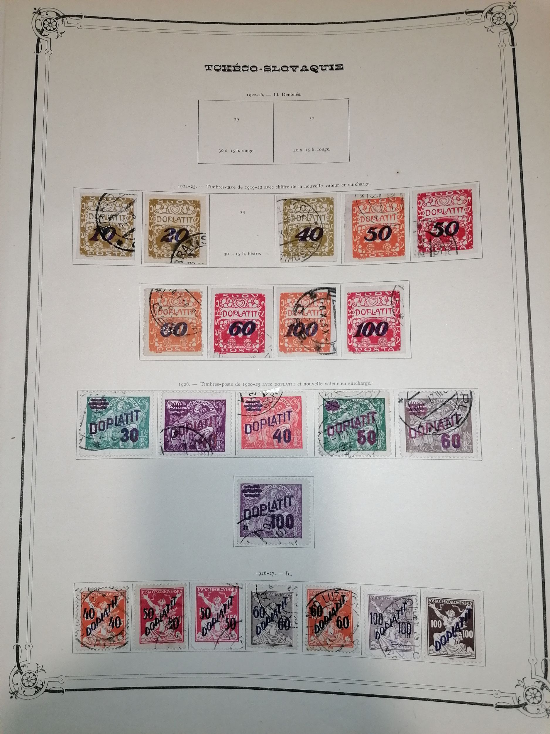 Czechoslovakia classical advanced stamp lot | Europe - Czech Republic ...