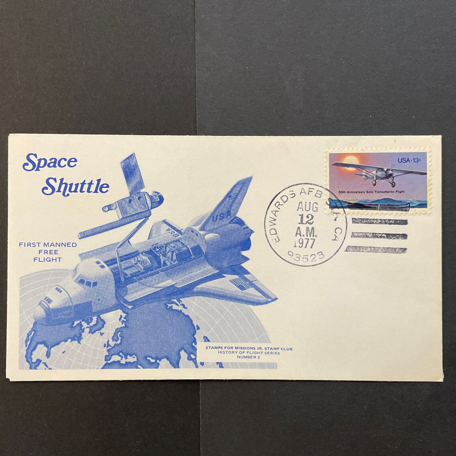 Space Shuttle "Enterprise" 1st Free Flight 12 Aug 77 Stamps for ...