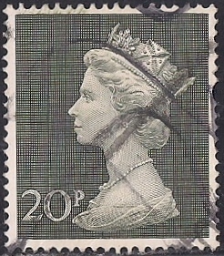 Great Britain #636 20P Queen Elizabeth 2, used VF | Great Britain ...