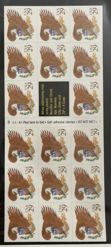US 1992 29c Eagle Booklet of 17 # 2595a MINT | United States, General ...