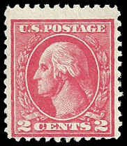 PCBstamps US # 528B 2c Washington,carmine, type VII, MNH, (1) | United ...