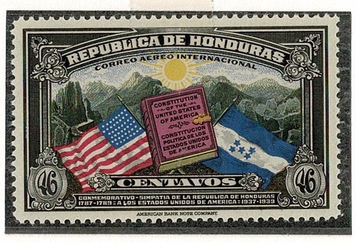 Honduras #C84 MH Constitution | Central & South America - Honduras, Air ...