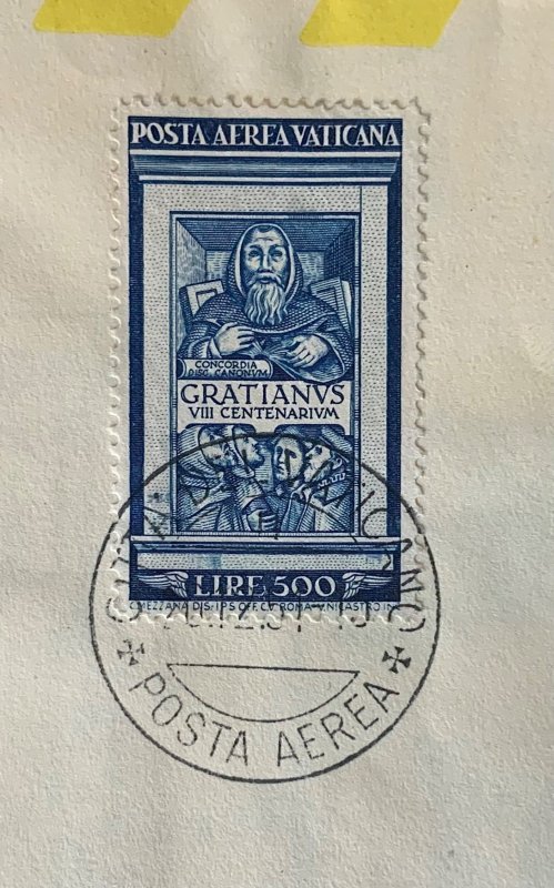 Vatican City 1951 Rare FDC Withsc#C20-21 Super Clean Signed | Europe ...