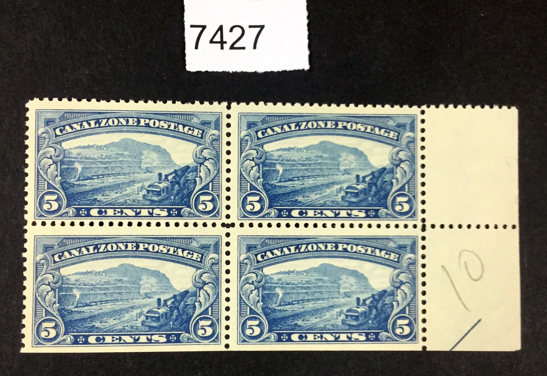 US Stamps Canal Zone #107 Mint OG NH Plate Block LOT #7427 | United ...