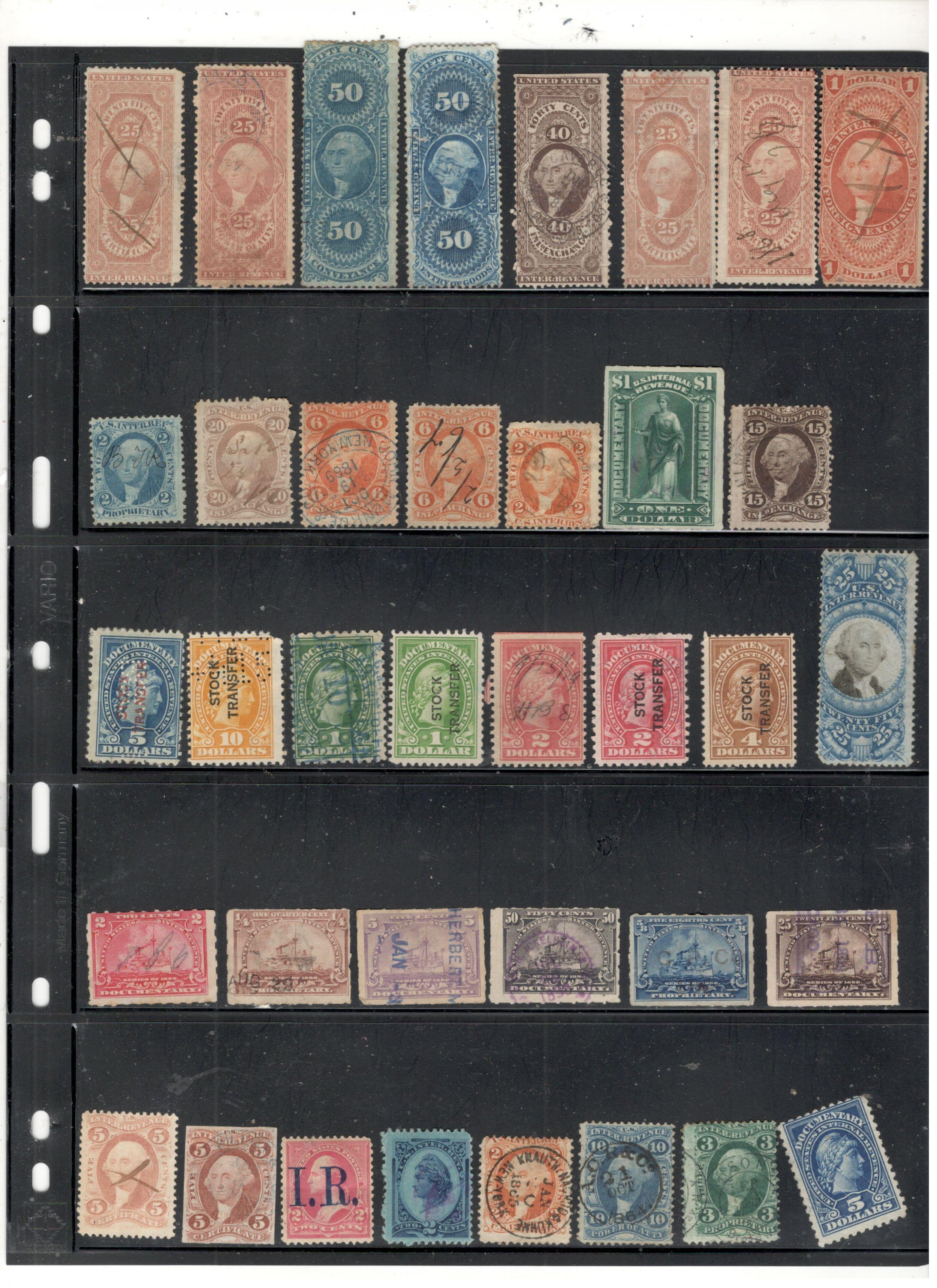 US Revenue Stamp Collection | United States, Stamp / HipStamp