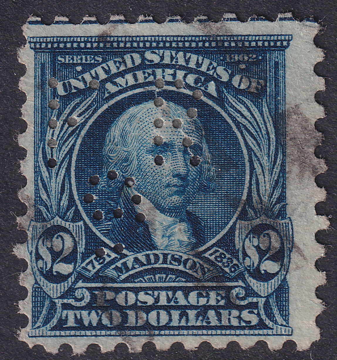 #479 Used, Fine, Perfin (CV $40 - ID48620) - Joseph Luft | United ...