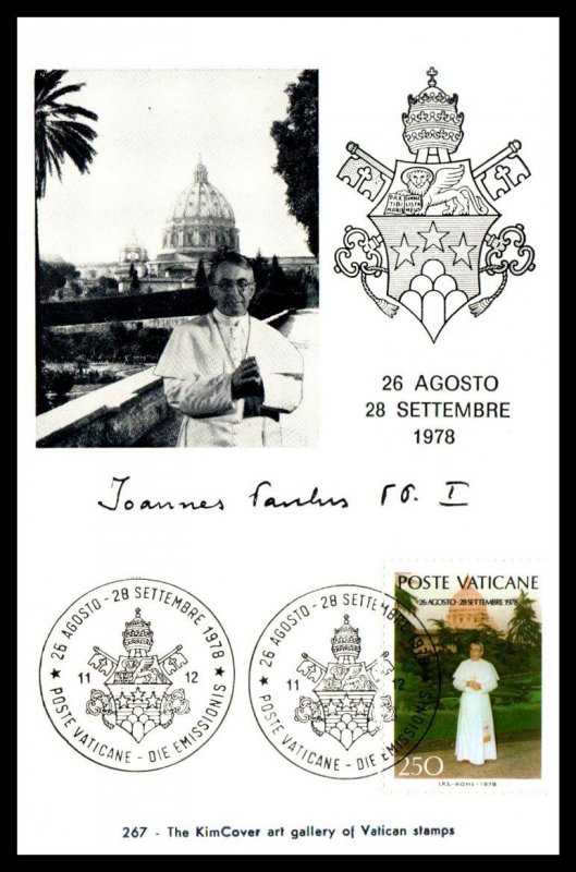 Vatican City 641-644 Set of Four Maxi Cards U/A FDC | Europe - Vatican ...