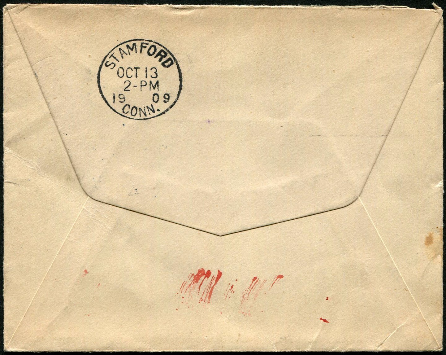 German Empire 1909 Aachen to NY USA Forwarded Stamford via England ...