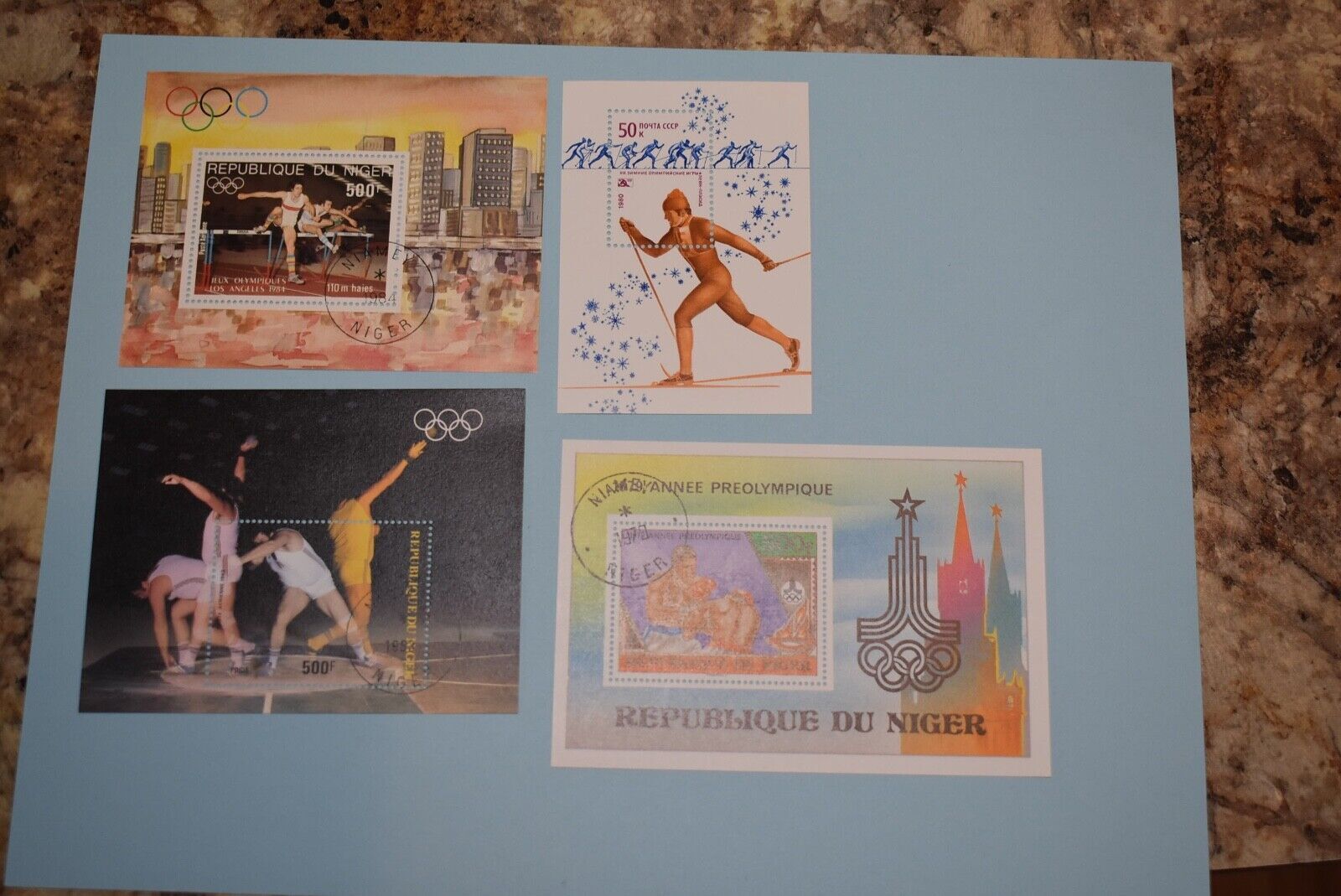 48 Olympic Souvenir Sheets ALL Sheets Pictured BIN 873 | United States ...