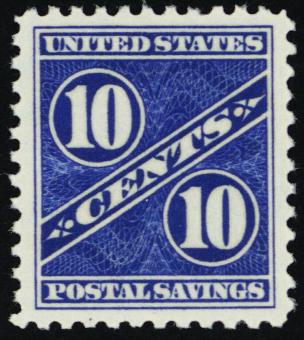 PS7, Mint XF NH 10¢ Postal Savings Stamp * Stuart Katz | United States ...