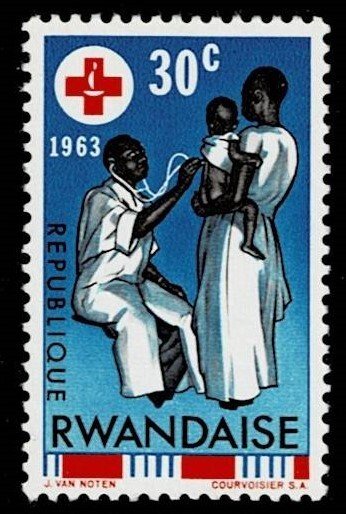 1962-1966 Used Rwanda Group of 30 Stamps | Africa - Rwanda, Stamp ...