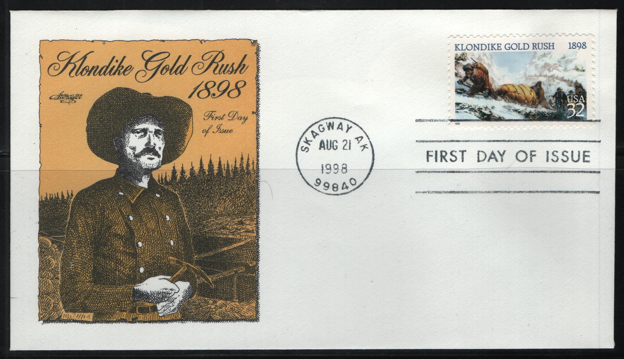 US, 3235, Fdc, Klondike Gold Rush, Fleetwood | United States, General ...