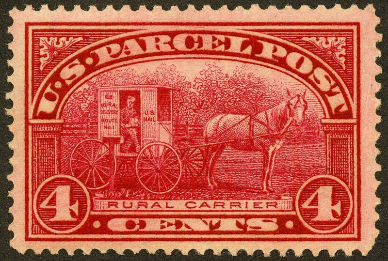 US Stamps # Q4 Parcel Post MNH Superb Choice | United States, Parcel ...