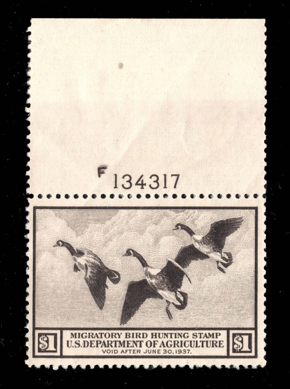 US Stamps #Rw3 Plate Single Duck Mint OG NH VF LOT #93584* | United ...