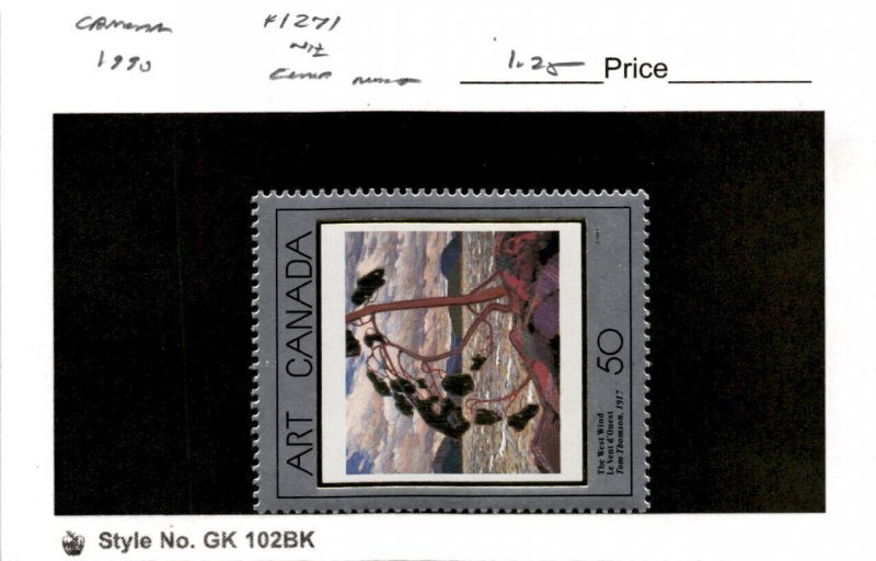 Canada, Postage Stamp, #1271 Mint NH, 1990 Art, Tom Thomson (AD ...
