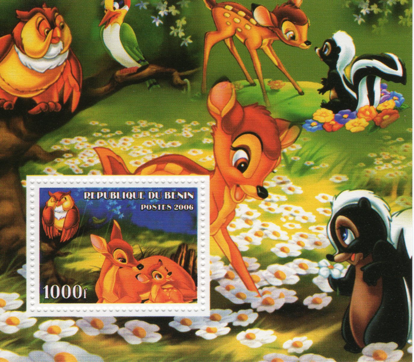 Somalia 2006 DISNEY CHARACTERS Souvenir Sheet #2 Perforated MNH ...