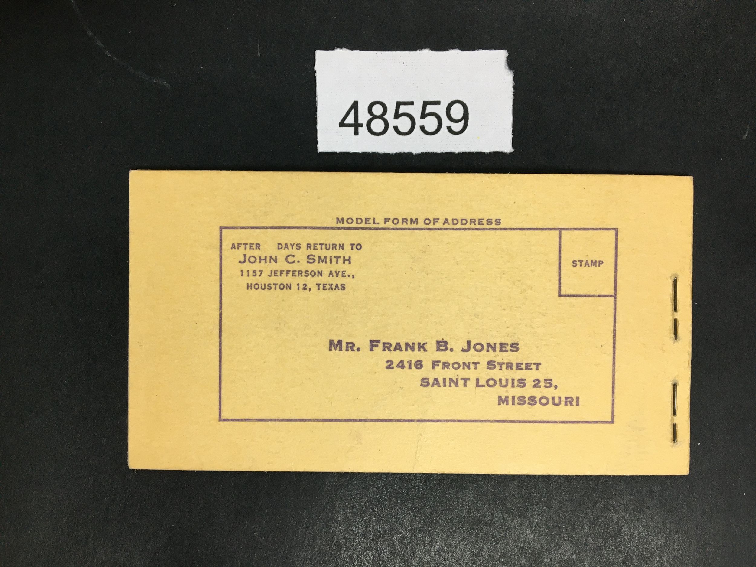 US Stamps # Bk102 Unexploded Complete Booklet Mint OG NH LOT #48559 ...