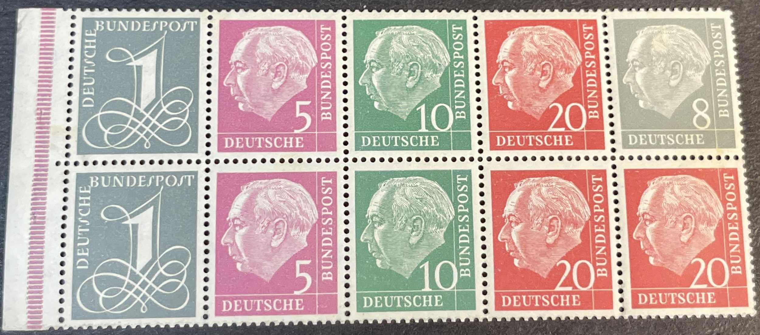Germany # 737ab--mint Never/Hinged---Booklet Pane of 10---1958 | Europe ...