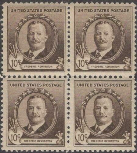 Scott # 888 - US Block Of 4 - Frederic Remington - MNH -1940 | United ...