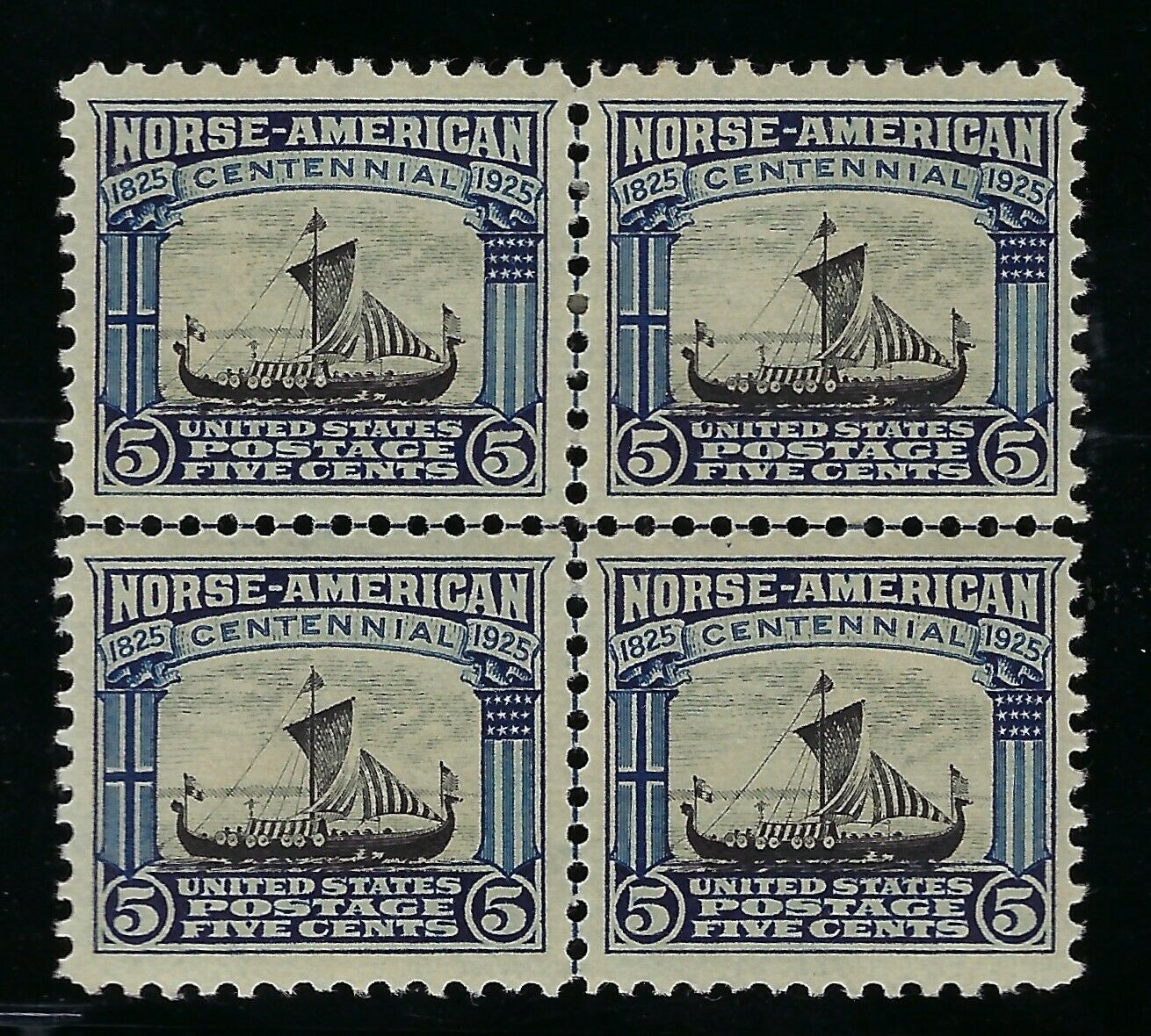 *621 CENTERLINE BLOCK, VERY FINE / HipStamp