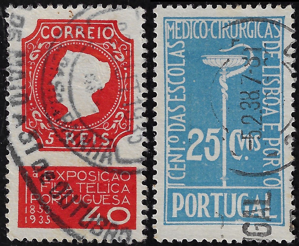 Portugal 1935-37 Sc 570-71 U vf | Europe - Portugal & Colonies, General ...