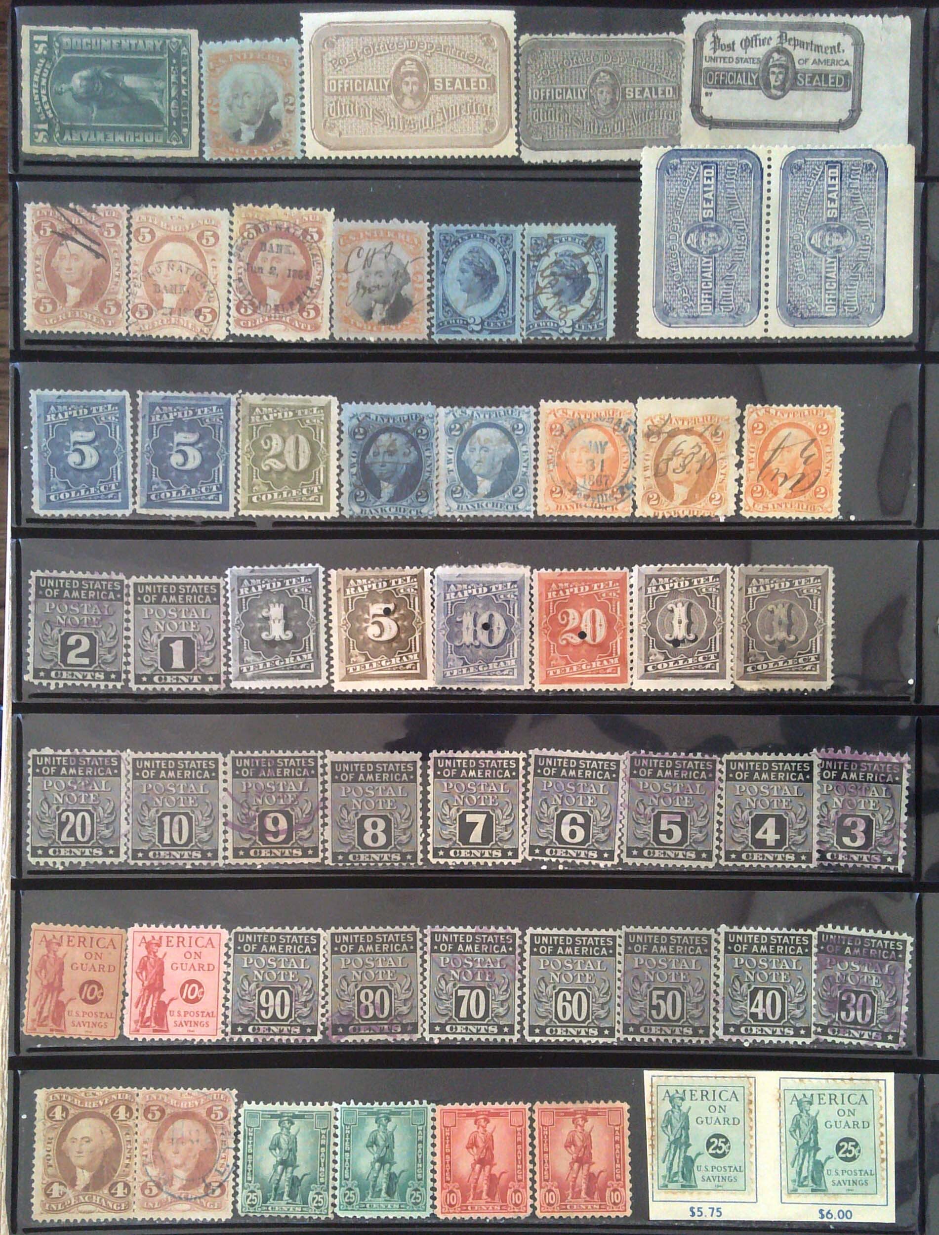 US Starter Collection including Back of Book - Mixed Conditions ...