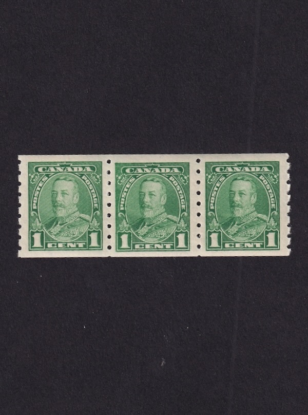 Canada, Scott 228, GV Pictorial Issue, Strip of 3, VF | Canada, General ...
