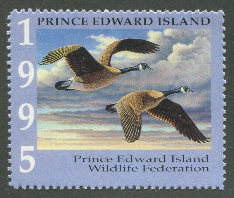 CANADA REVENUE PEW1 MINT PRINCE EDWARD ISLAND WILDLIFE FEDERATION STAMP ...