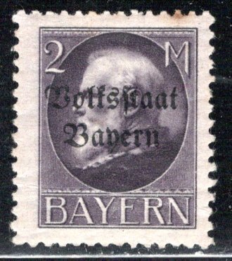 German States Bavaria Scott # 151, mint hr | Europe - Germany ...