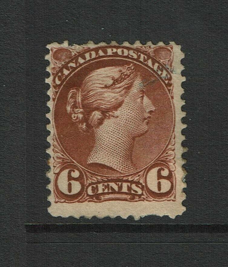 Canada SC# 39, Mint Hinged, lg Hinge/Page Remnants, repaired top/side ...