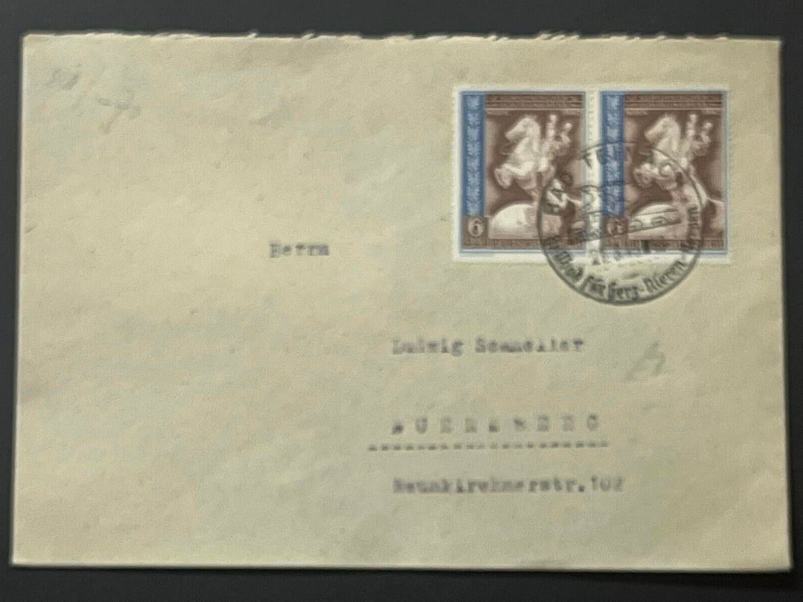 WW2 WWII Nazi German Germany Third Reich cover envelope w special ...