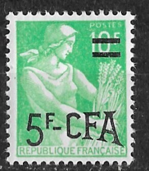 France-Reunion # 327 "CFA 5F" Ceres (1) Mint NH | Europe - France ...