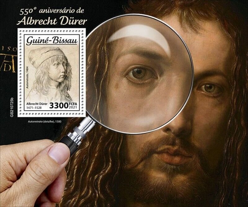 Guinea-Bissau - 2021 Artist Albrecht Durer - Stamp Souvenir Sheet ...